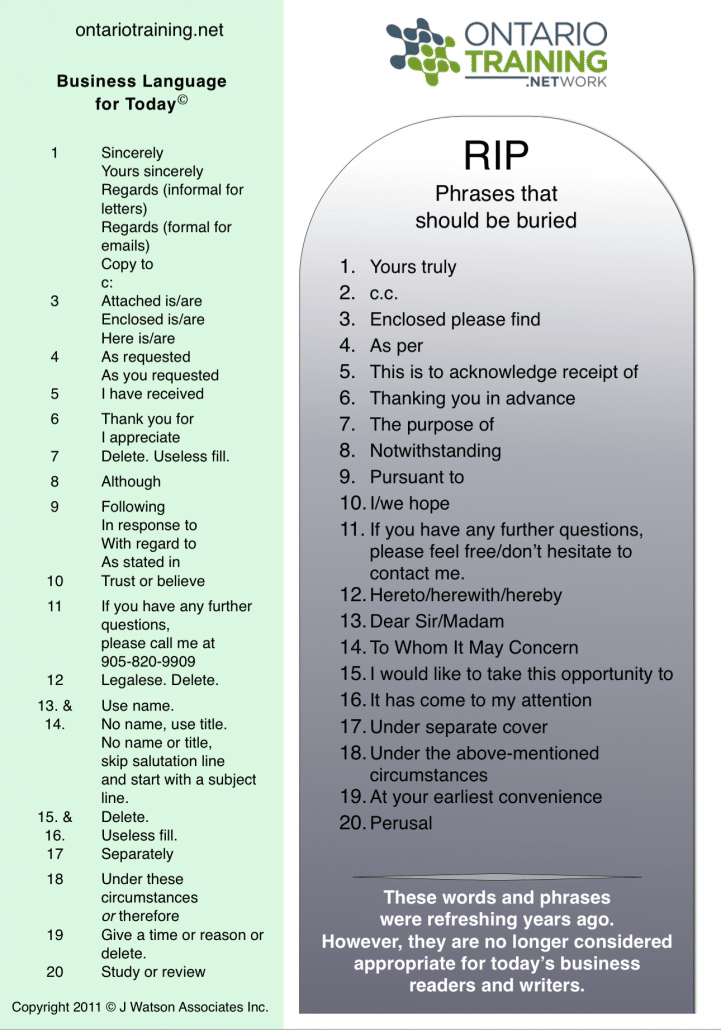 RIP Tip Sheet | Ontario Training Network